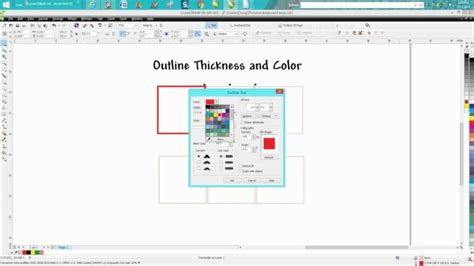 Mastering Line And Outline Color Manipulation In Coreldraw A