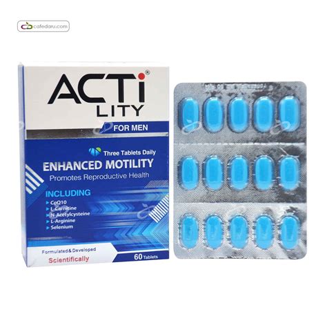 اکتی لیتی تقویت جنسی آقایان ابیان دارو 60 قرص کافه دارو داروخانه
