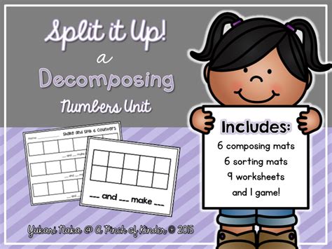 Composing And Decomposing Numbers Worksheet Kid Worksheet Printable