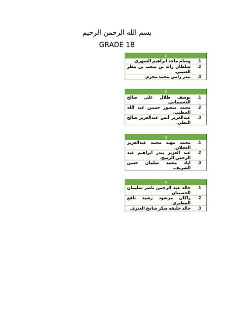 1b Seating Pdf