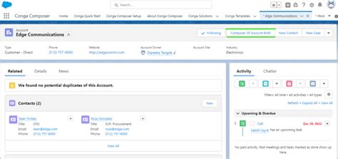 Application Of Conga Composer With Salesforce Blogs Perficient