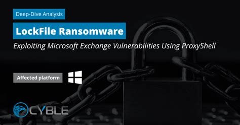 LockFile Ransomware Exploiting Exchange With ProxyShell