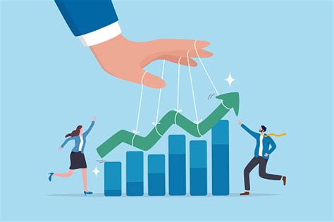 비즈니스 성공을 제어하고 회사 개선을 주도하고 성장을 주도하거나 효율성 야망을 높이거나 성장 비즈니스 개념 사업가 손으로 성장 성공을 그래프로 올리는 데 영향을 미칩니다