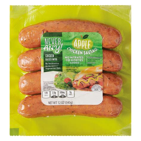 Never Any Apple Chicken Sausage Same Day Delivery Or Pickup Aldi