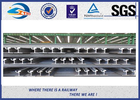 25m U75v 60r2 Steel Grooved Track Rails For Urban Tramway