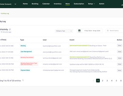 Activity Log Ui Design Projects Photos Videos Logos Illustrations And Branding Behance