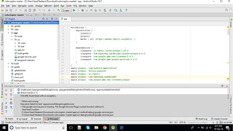 File Google Services Json Is Missing The Google Services Plugin Cannot Function Without It