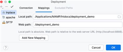 Create An In Place Server Configuration Webstorm Documentation
