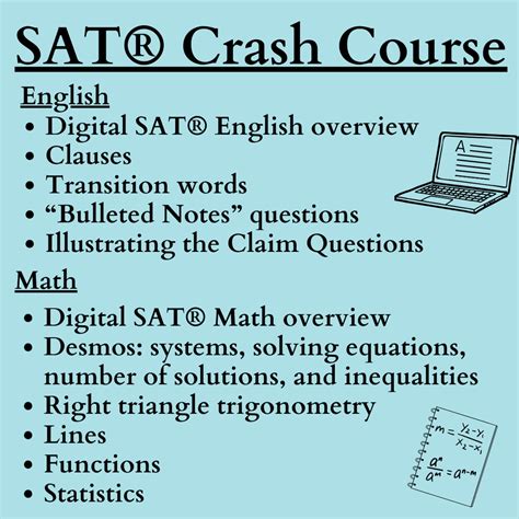 Sat Crash Course — Jandj Test Prep