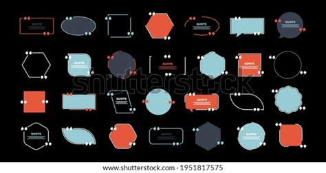 Speech Bubble Quote Icon Set Illustration Stock Vector Royalty Free Shutterstock