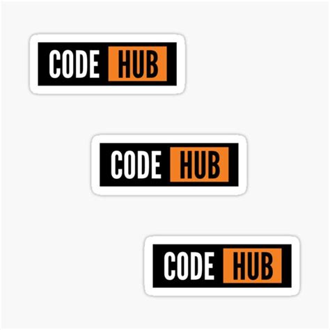 code hub sticker pack coding sticker pack sticker for sale by