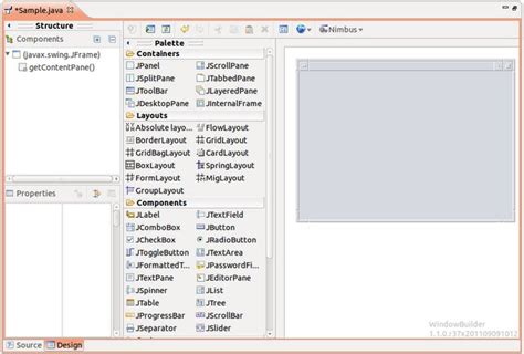T2 Wonderland Java Window Builderを使ってSwingでGUIをサクッと作るよ ω