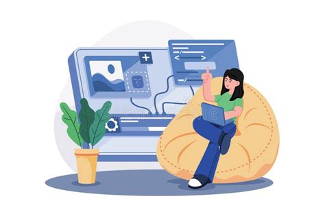 Adaptive Interface Design Illustration Concept On White Background