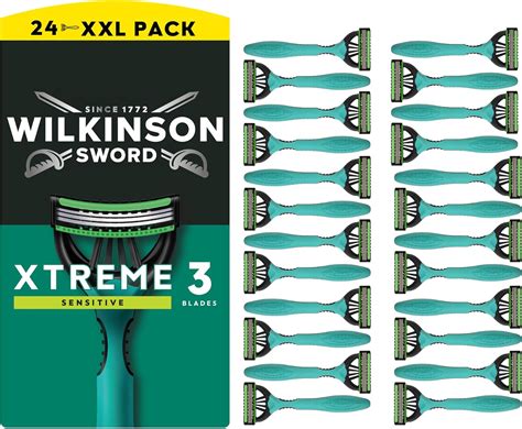 Wilkinson Sword Xtreme 3 For Men Sensitive Disposable Razors Flexible