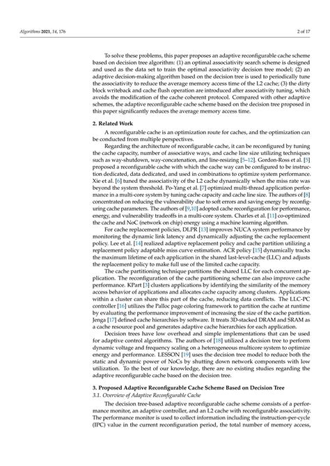 SOLUTION Decision Tree Based Adaptive Reconfigurable Cache Scheme Studypool