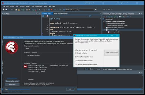 how to control windows 11 rounded corners in your app dimensional data