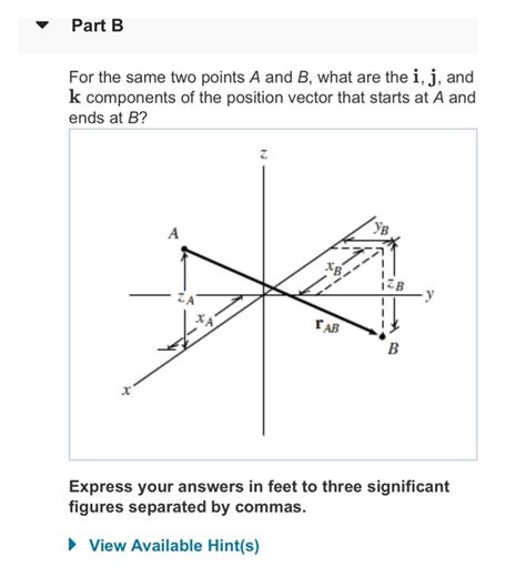 solved part a as shown on the coordinate system points a