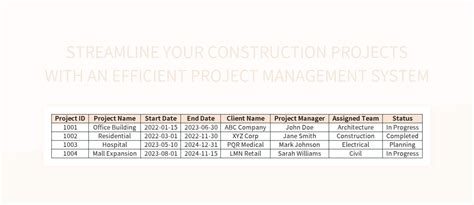 Streamline Your Construction Projects With An Efficient Project