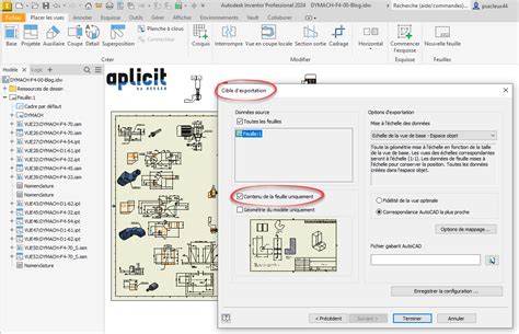 Nouvel Export Idw Inventor 2024 1 Au Format Dwg Autocad Aplicit