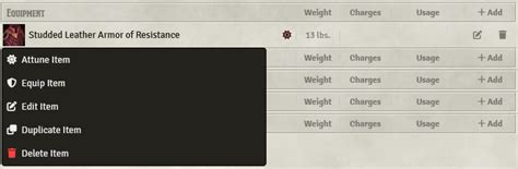 Item Context Menu With Option To Duplicateclone Items Features And