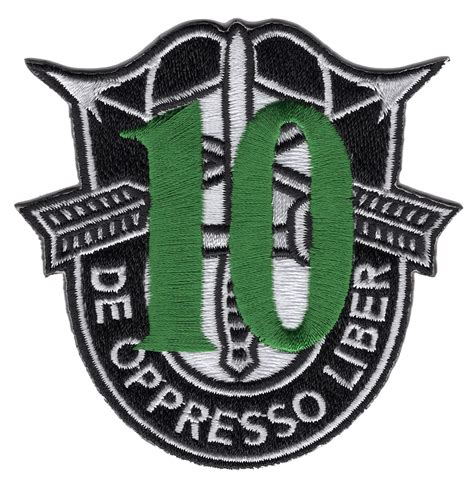 10th Special Forces Group Crest Od Green Patch Special Forces Patches