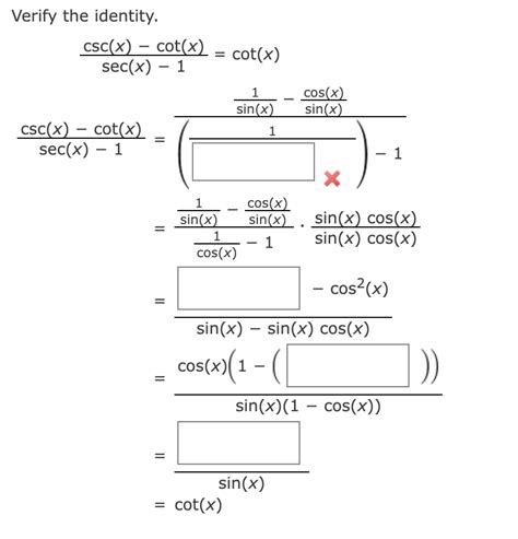 solved verify the identity
