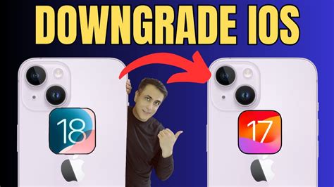Downgrade Ios Without Losing Data Youtube
