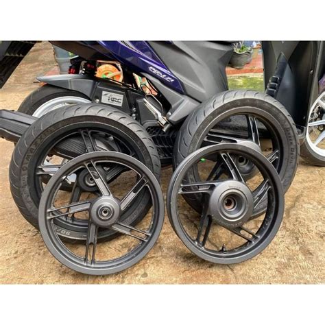 Jual Velg Pcx Cbu Original Hitam Copotan Mulusss Shopee Indonesia