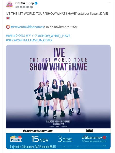 Ive En México Fechas De La Preventa Precios Y Todo Sobre Este Concierto De K Pop Infobae
