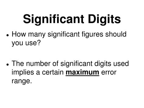 Ppt Significant Digits Powerpoint Presentation Free Download Id 6792447