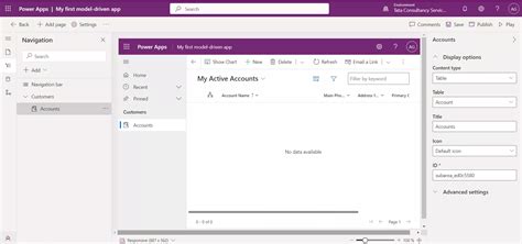 Model Driven App In Power Apps