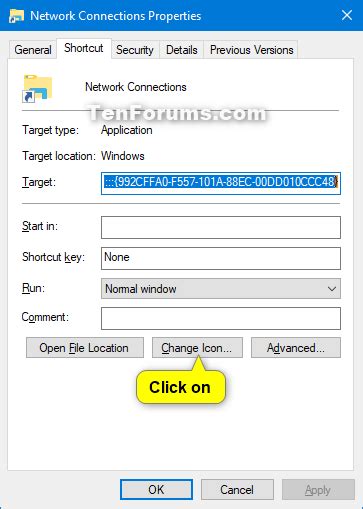 Create Network Connections Shortcut In Windows Tutorials