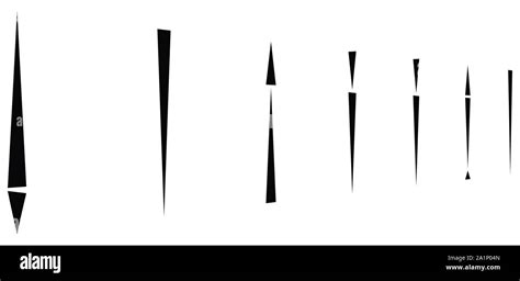 Irregular Dashed Segmented Vertical Lines In A Row 3d Stripes In