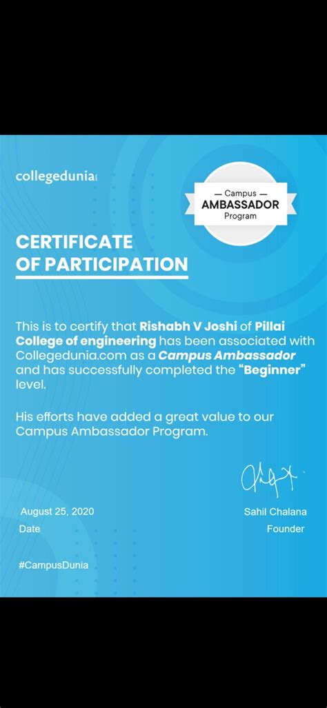 Rishabh Joshi On Linkedin Its A Great Experience To Be The Part Of Collegedunia As An Intern And