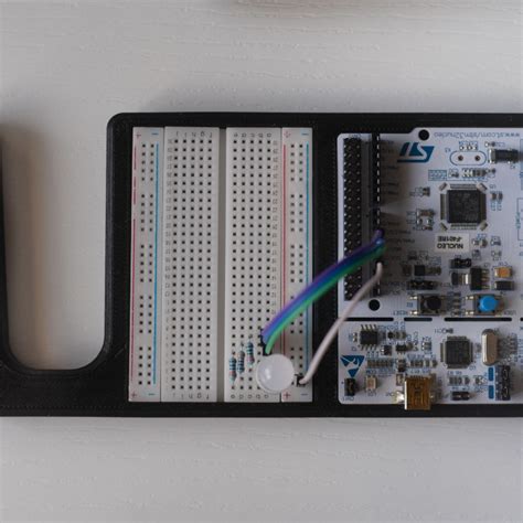 3d Printable Nucleo 64 Board Case With Breadboard By Simon