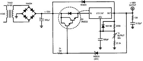 High Voltage Regulator Circuit Diagram