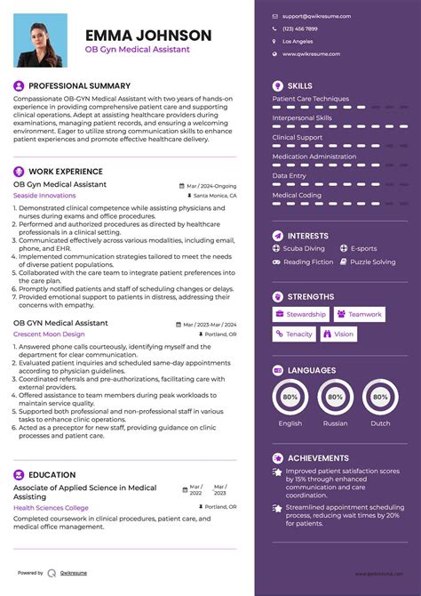 10 Ob Gyn Medical Assistant Resume Samples And Templates For 2025