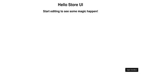 Store Ui Typescript Codesandbox