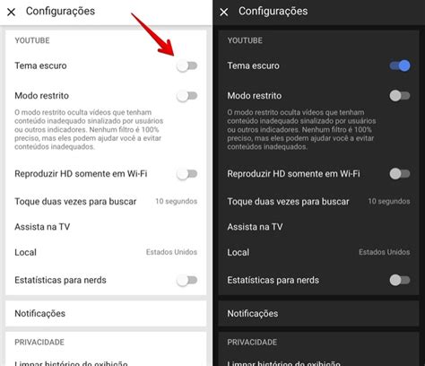 Como Ativar O Tema Escuro Do YouTube No Celular
