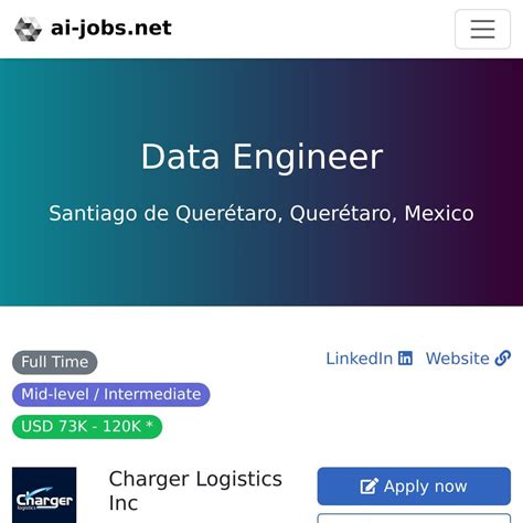 Hiring Data Engineer In Santiago De Querétaro Querétaro Mexico Raimljobs