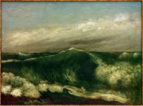The Wave By Gustave Courbet High Quality Fine Art Print