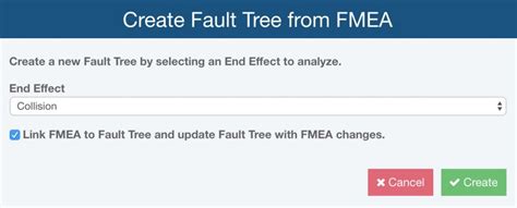 Fault Tree Fmea Integration With Linking And Syncing