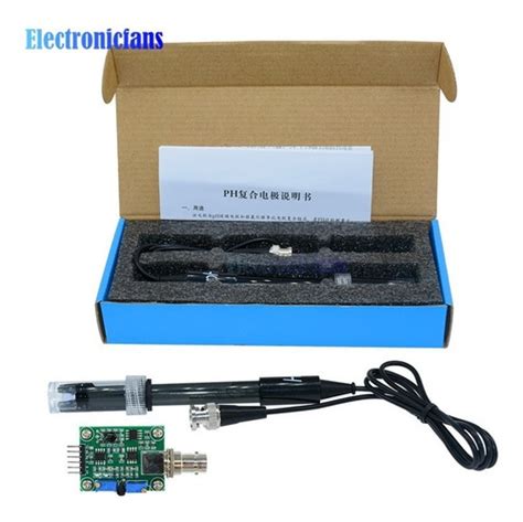 Módulo Sensor Ph Eletrodo Sonda Bnc Arduino Phmetro Parcelamento