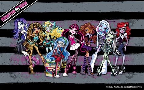 Новые официальные обои для рабочего стола Monster High - Школа Монстров ...