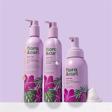 Curly Hair Styling Kit Hair Styling Products For Curly Hair Flora