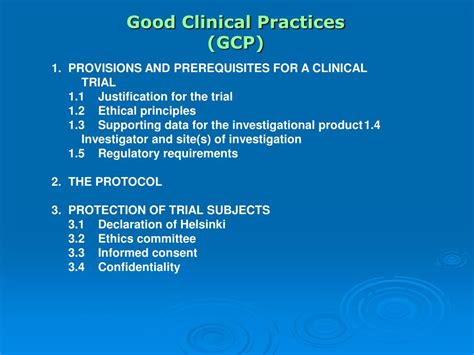 Ppt Good Clinical Practices Powerpoint Presentation Free Download Id 610225