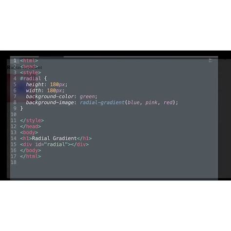Radial Gradient Using Css Csstutorial Cssgradients Gradients