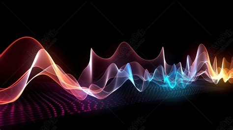 현대적인 3d 음파 일러스트레이션 배경 오디오 경험 향상 3d 배경 레이 배경 소리 배경 이미지 Hd 3d 레이 소리 배경 사진 무료 다운로드 Lovepik