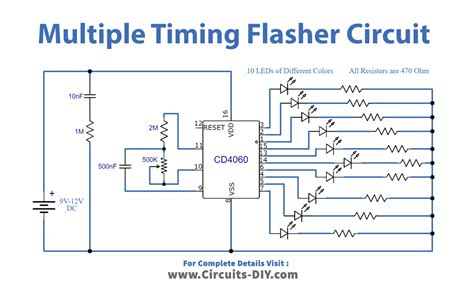 Multiple Led Circuit Diagram Circuit Diagram