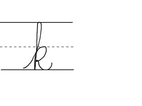 Cursive Lowercase I